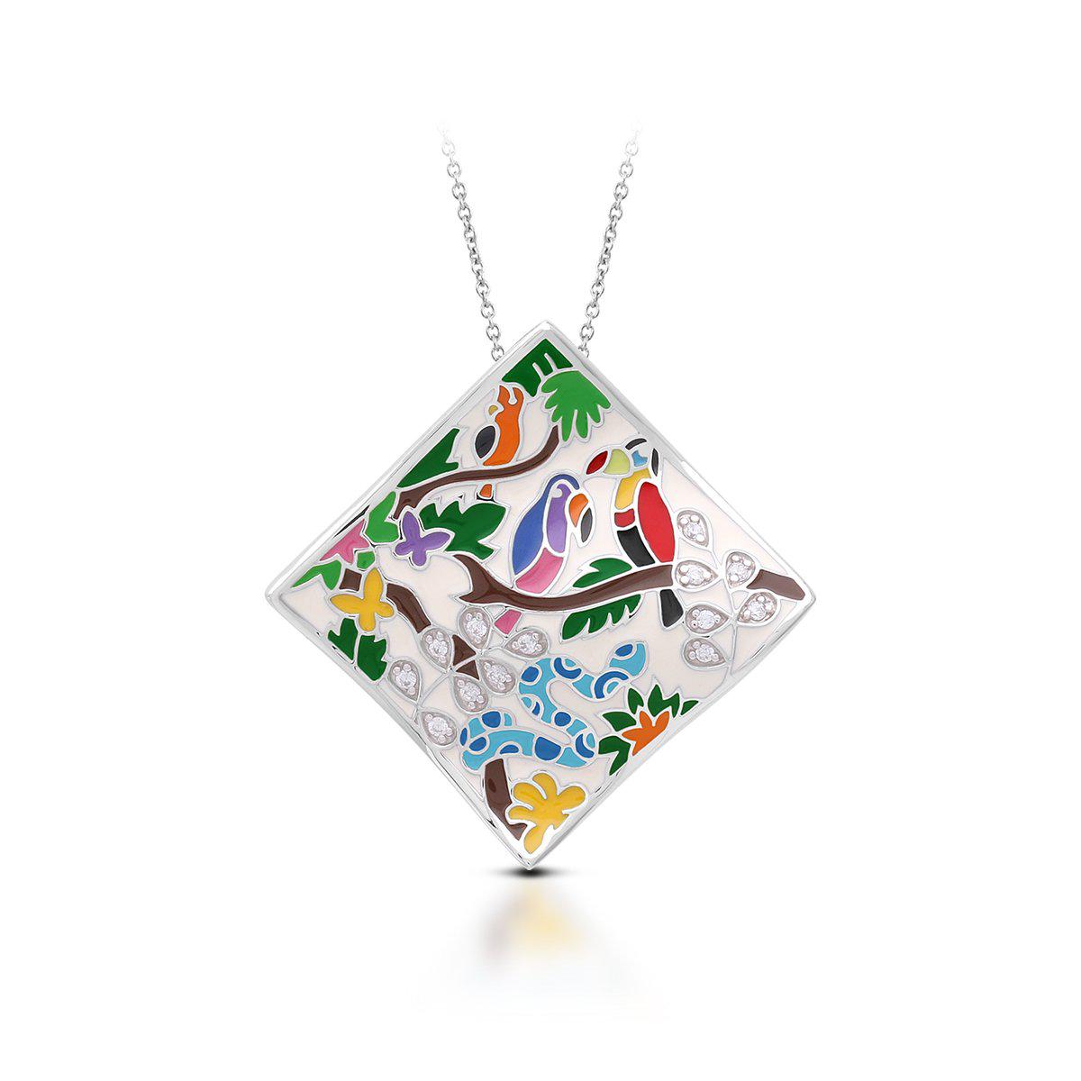 Tropical Rainforest Pendant – Belle Étoile Jewelry